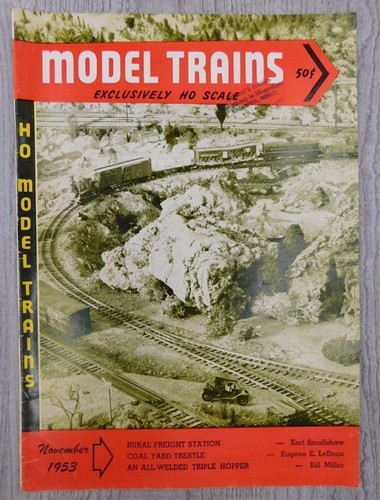 HO Scale Model Trains Hobbies Mancave NOV 1953 Vol 6 No 7 Vintage ...