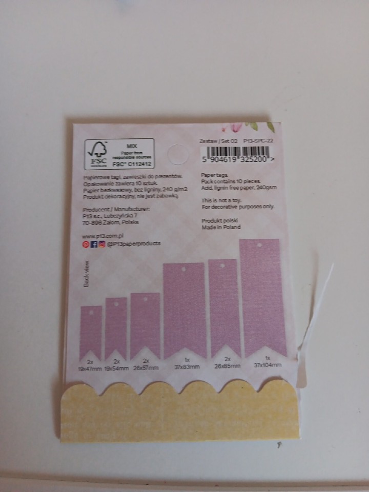 DECORATIVE TAGS FOR SCRAPBOOKING NEW SPRING (B) | eBay