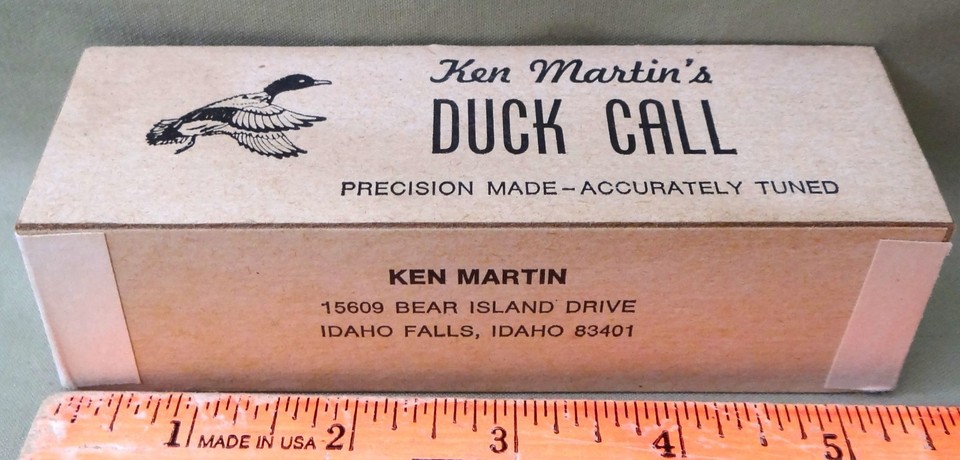Ken Martin Lot of Six Never Used Duck Call Empty Boxes | eBay