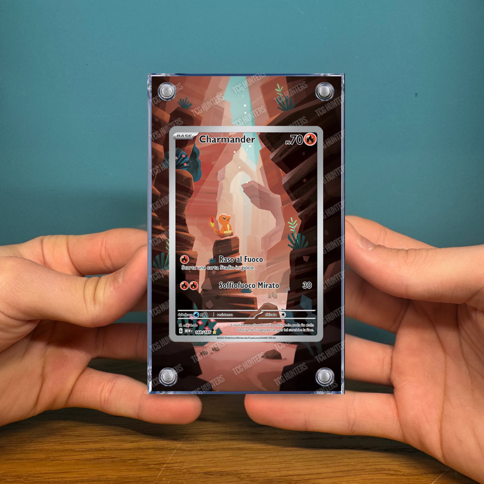 Pokémon Teca Magnetica Acrilico Extended Art - Charmander MEW 168 ...