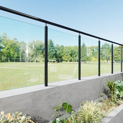 8mm/10mm/12mm Toughened Glass Panels for Landing/Decking/Balcony/Pool ...