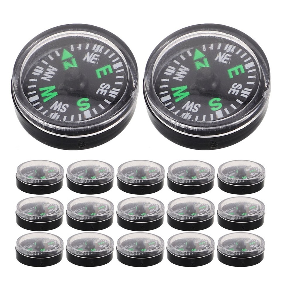 20pcs Mini Compass For Kids and Adults - Plastic Survival Compasses for ...