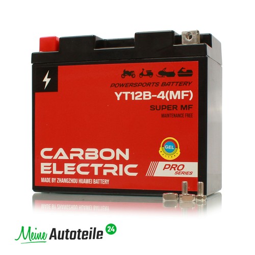Wartungsfreie Gel Batterie YT12B-4 MF 12V 10 Ah Vorgeladen für Quad ...