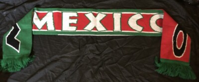 Bufanda Mexico Bufanda Fan Copa Del Mundo de Fútbol Fan Bufanda Bandera ...
