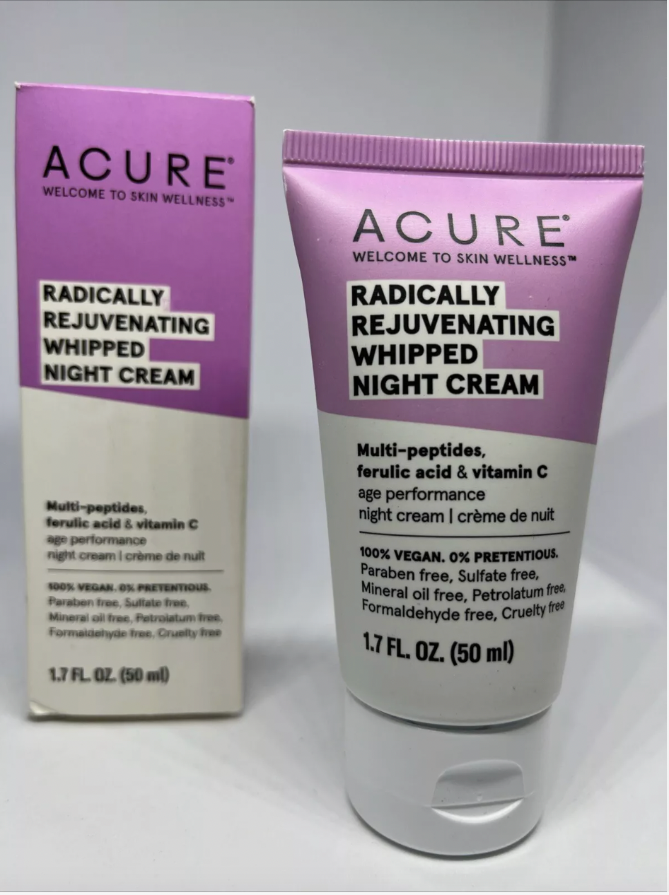 Acure Radically Rejuvenating Whipped Night Cream 1.7 fl oz | eBay