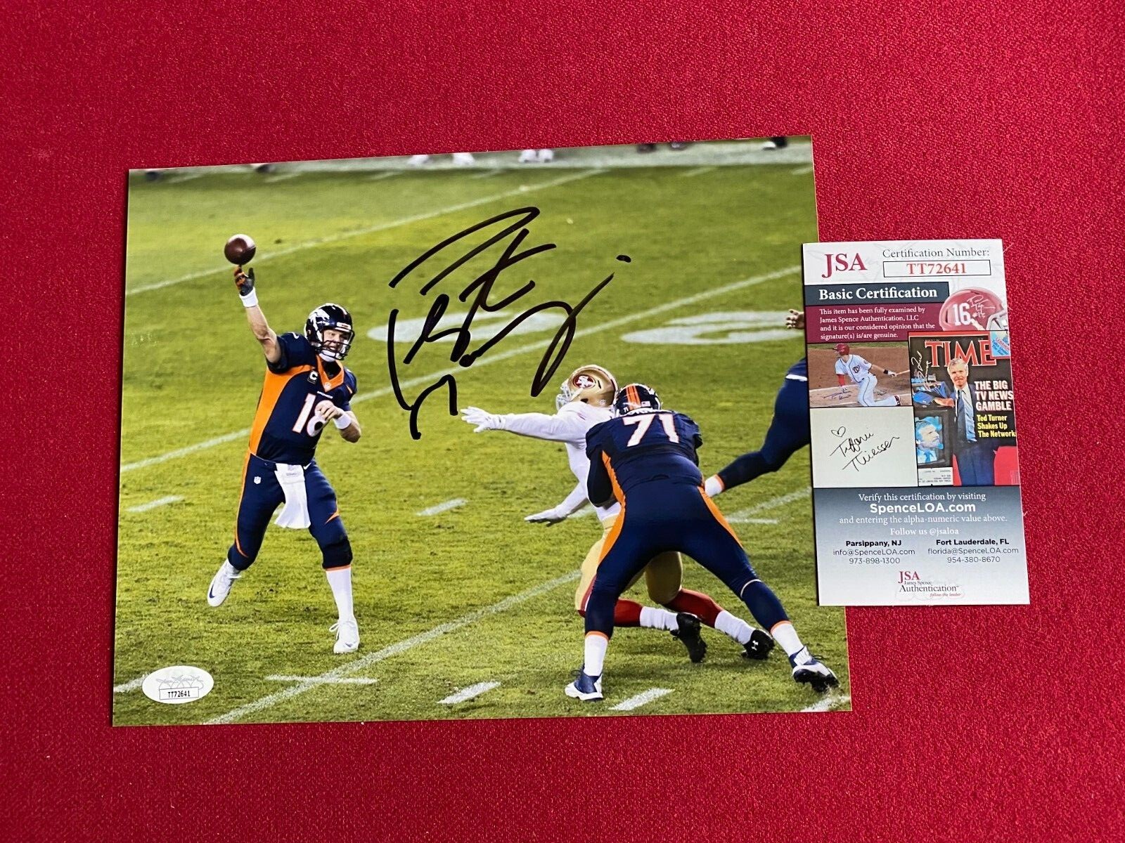 Peyton Manning | Autographed Football Memorabilia & NFL Merchandise