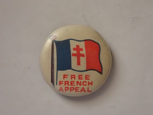 WORLD WAR I FREE FRENCH APPEAL SMALL TINNIE or BADGE c1918 | eBay Australia