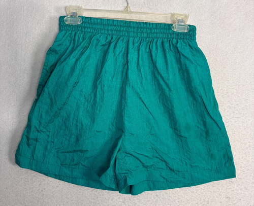 VTG Nylon Shorts Teal Green Beach Women's Size M The Body Co 26 x 3 ...
