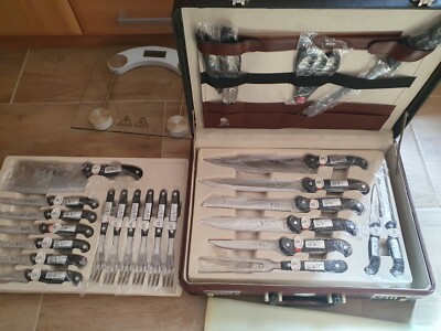 SOLINGEN Chef's Kitchen Knife Set 11pc Not Complete Cleaver Scissors ...