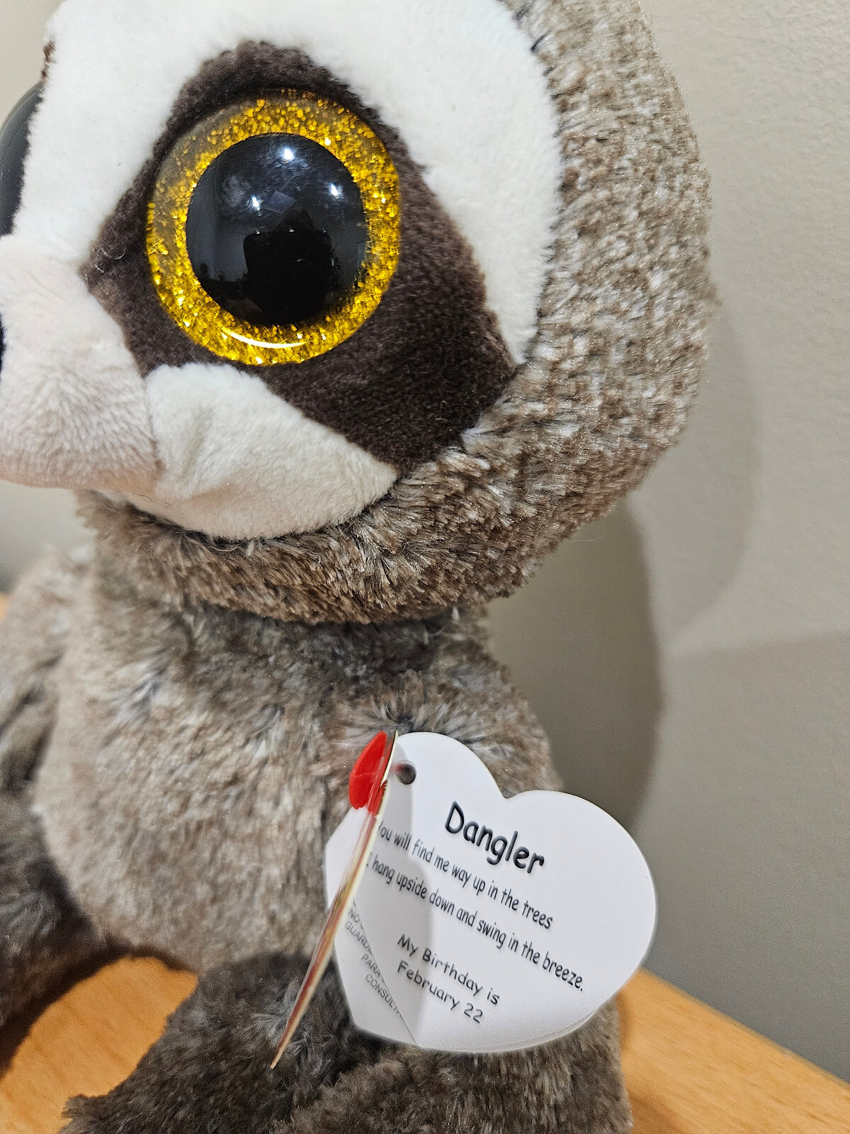 Ty Beanie Boo 2019 Dangler the Sloth Brown Gold Plush Toy Cute 15cm | eBay