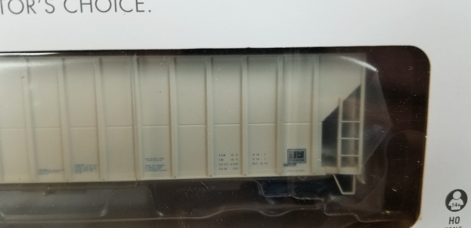 Athearn 81586 HO Scale FMC 4700 54' 3-Bay Covered Hopper Procor UNPX ...