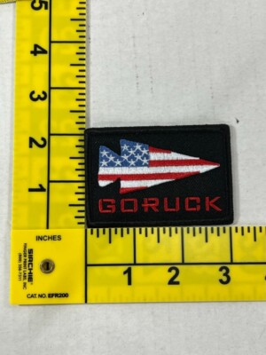 Goruck Go Spear Trucker Hat Hook And Loop Patch 3”x2” USA Red White and Blue | eBay