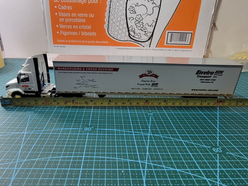 DCP 1:64 Volvo VNR ACME Semi & Enviro EZE Dry Van Trailer Used NoBox | eBay