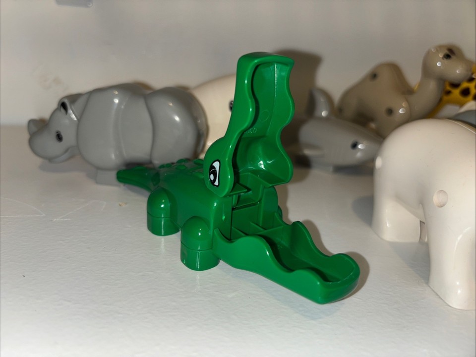 Lego Duplo Exotic Zoo Animals Vtg Figures Set Of 11 Kangaroo Whale ...