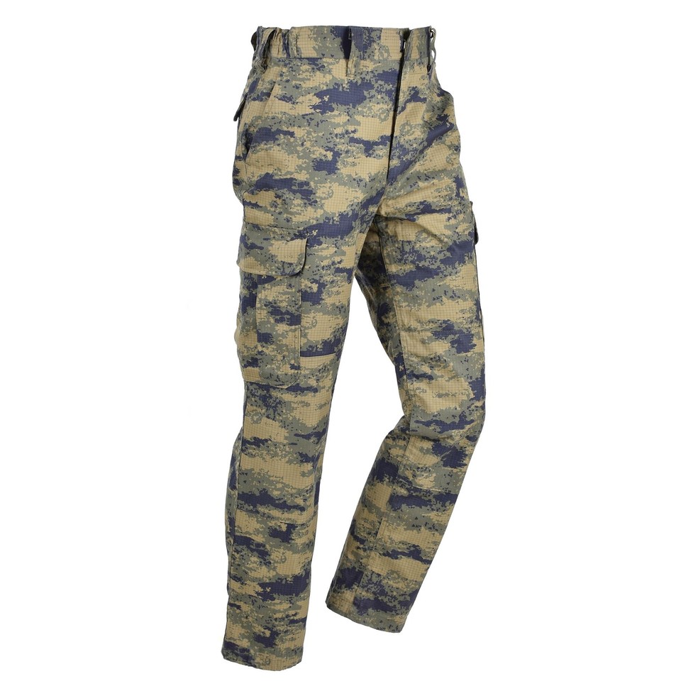 Original Turkish army blue digital camo tactical pants ripstop combat ...