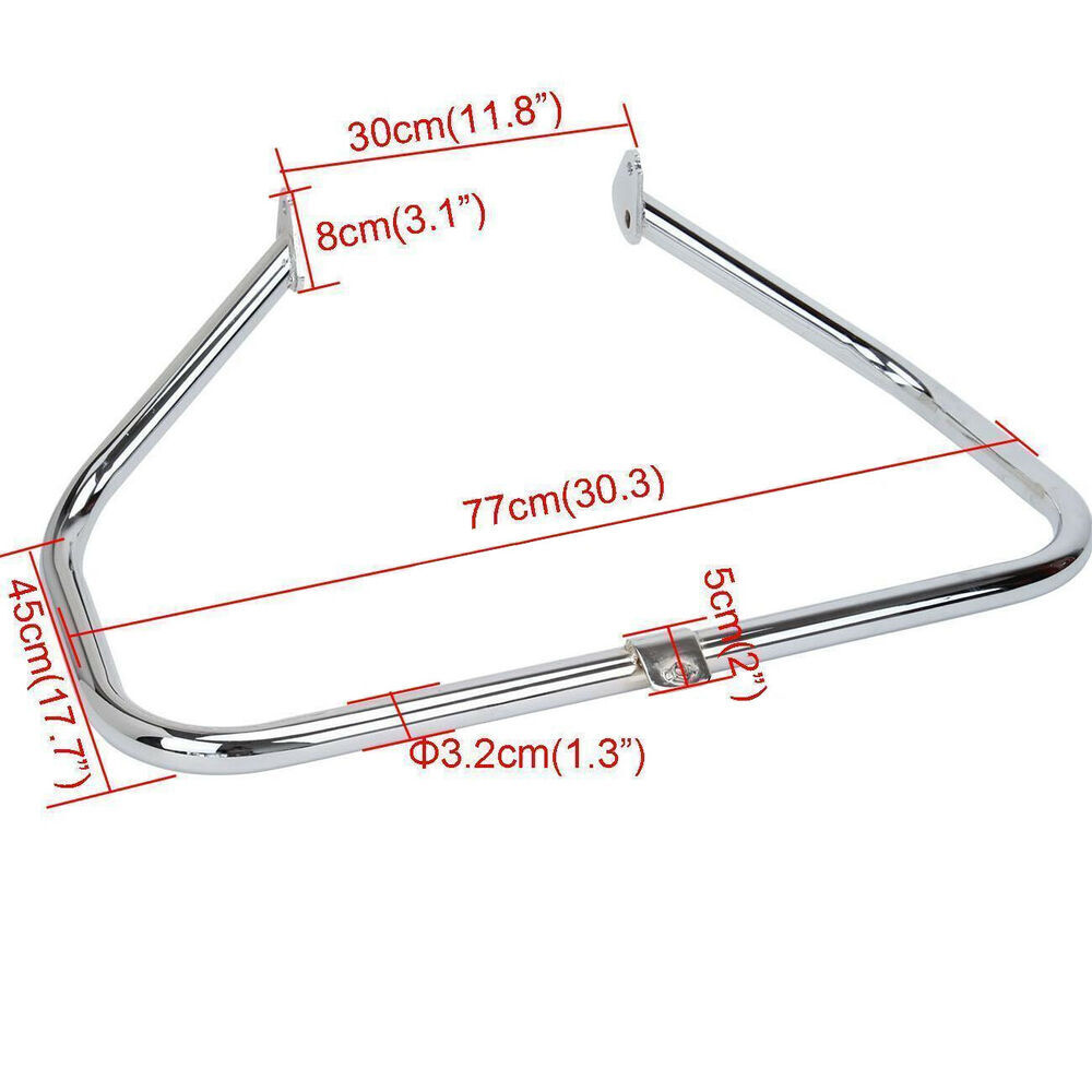 Harley Davidson OEM Chrome Engine Guard Crash Bar 97-08 Touring FLHTC w ...