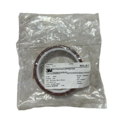 3M 661X Diamond Lapping Film Roll 1" x 50 ft 15 Micron 3 mil 1 Roll | eBay