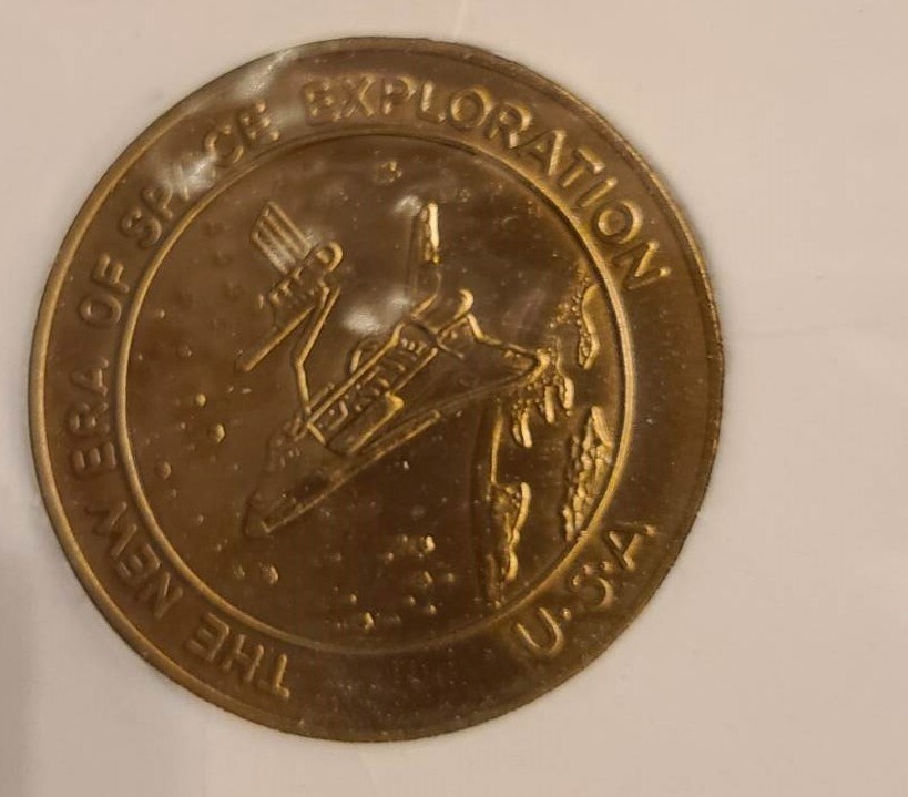 NASA Challenger Space Shuttle Crew Bronze Medallion Mission 51-L Jan 28 ...