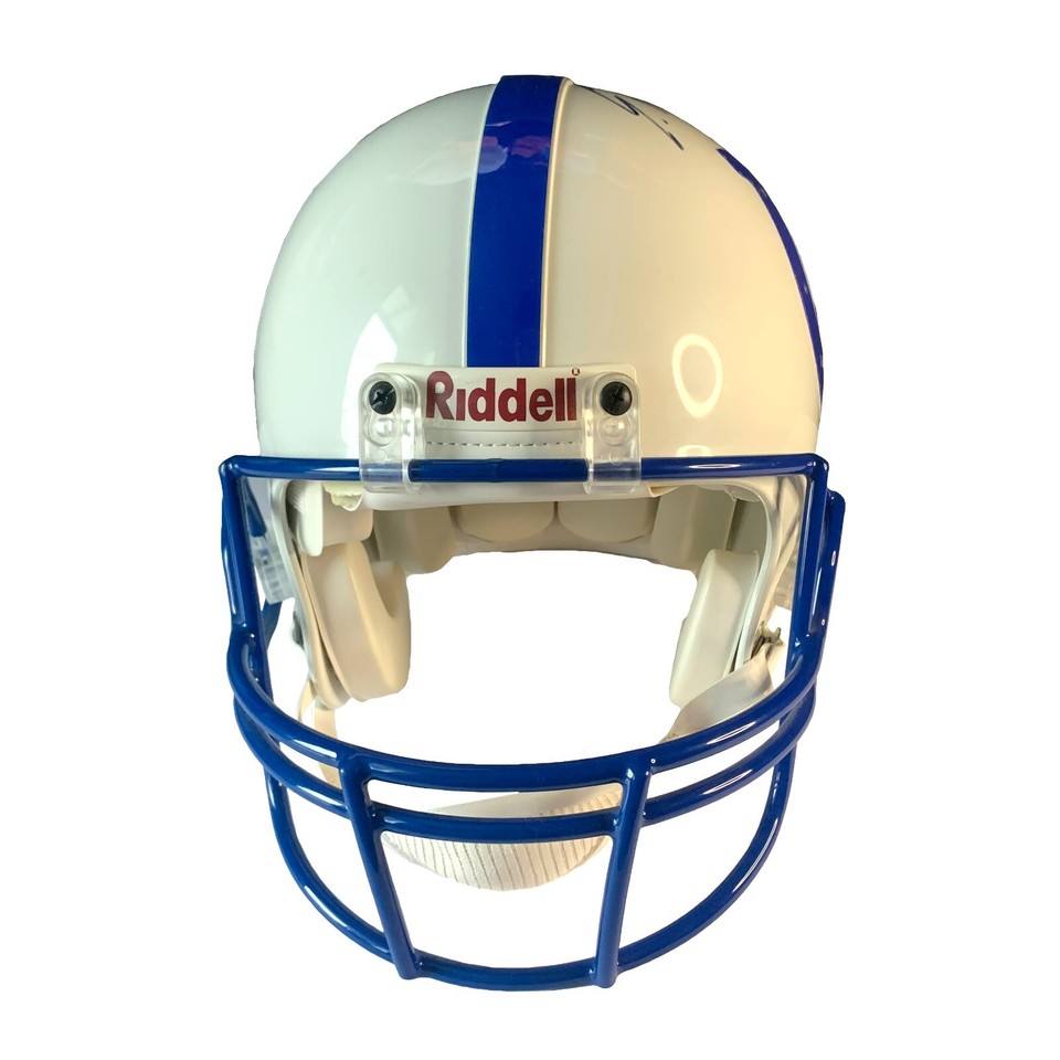 Edgerrin James Autographed Authentic Full Size Helmet MM (Indianapolis ...