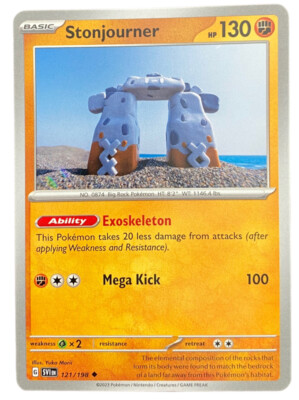Stonjourner 121/198 Scarlet & Violet Pokemon TCG Card 2023 Free Postage ...