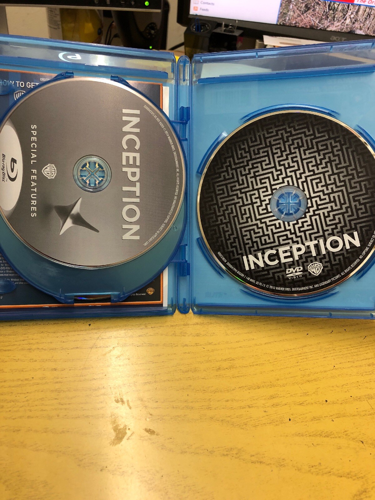 Inception (Blu-ray/DVD, 2010, 2-Disc Set) 883929106646 | eBay
