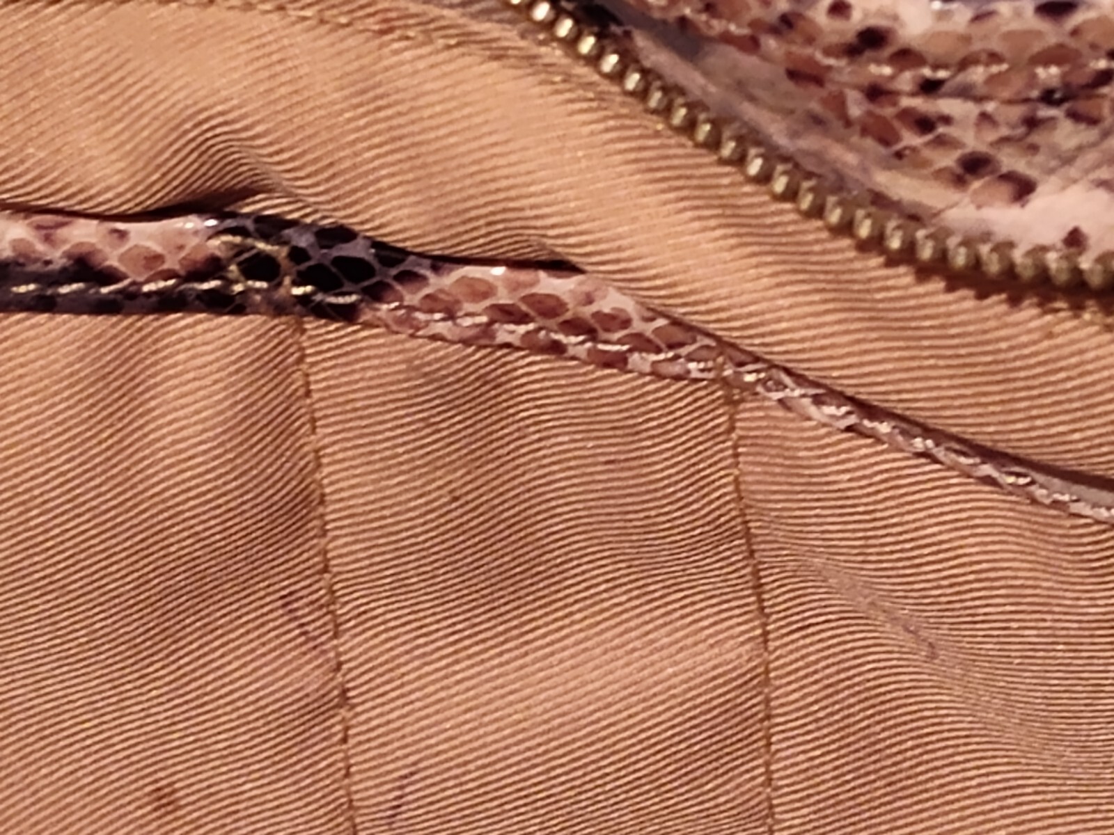 B. Makowsky Python Print Leather bag | eBay