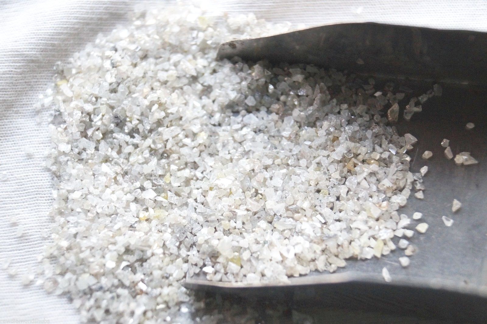 5.0cts lot Extra White Dust White Rough Raw Diamond Natural Uncut ...