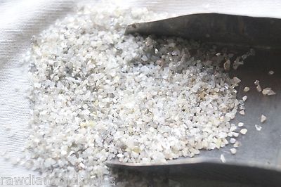 50 CTW Extra White Dust White Rough Raw Diamond Natural Uncut Diamonds ...