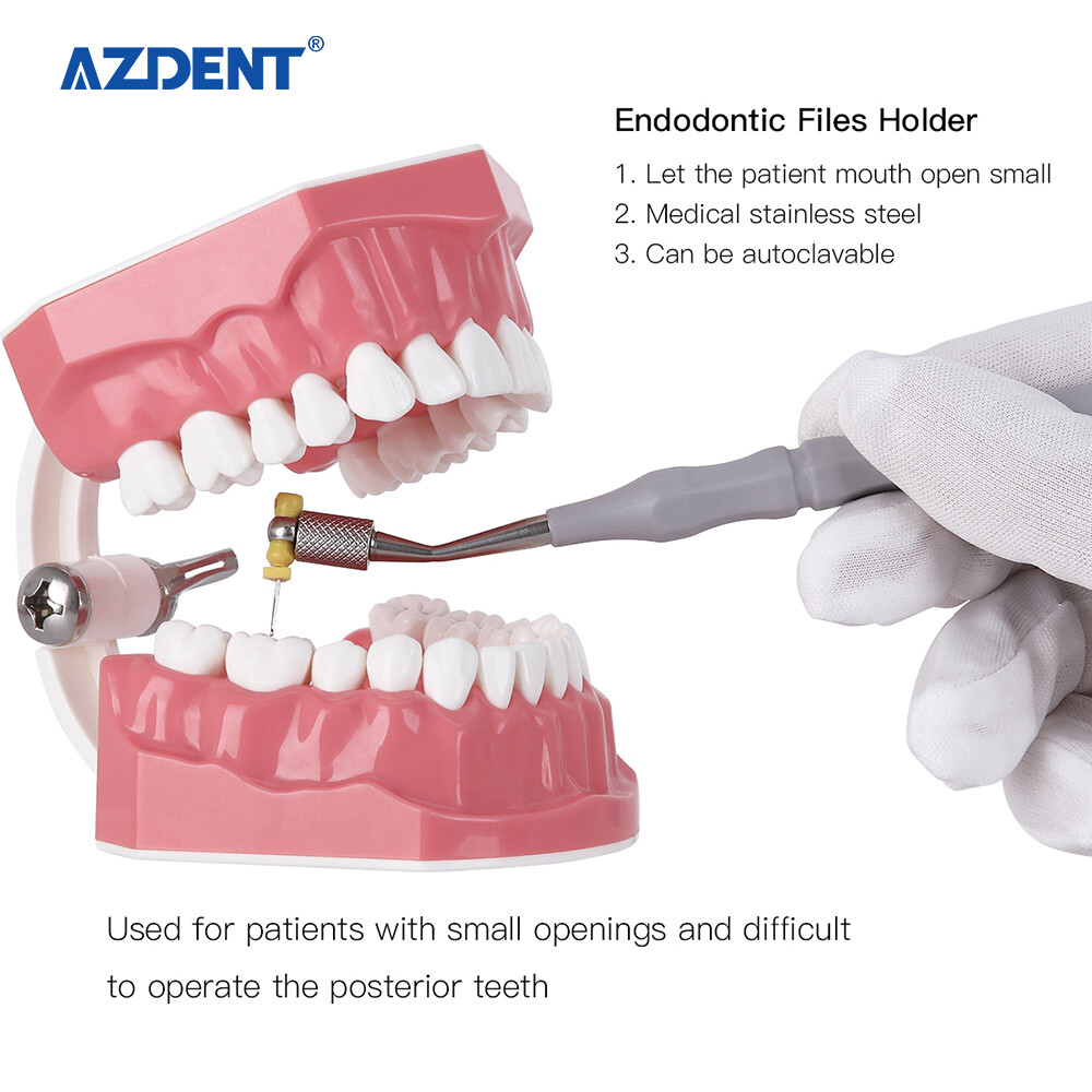 Dental Endodontic File Holder Root canal H/K/R/C+File Handle Hand Use ...