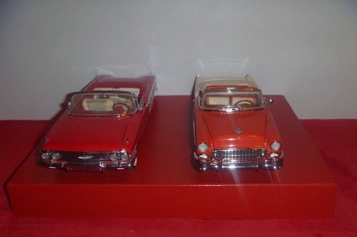 BEAUTIFUL 1/24 SCALE FRANKLIN MINT "60" AND "55" CHEVY CONVERTABLES | eBay
