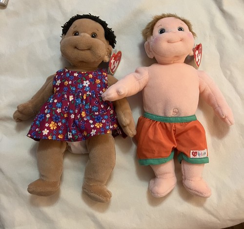 TY Beanie Kids Plush Dolls Cutie and Buzz New With Tags | eBay