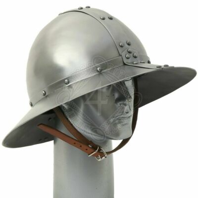 18 gauge Steel Medieval Knight Kettle hat Helmet Warrior Christmas ...