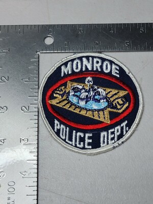 O Monroe Louisiana police patch patches 1st issue cheesecloth backing ...
