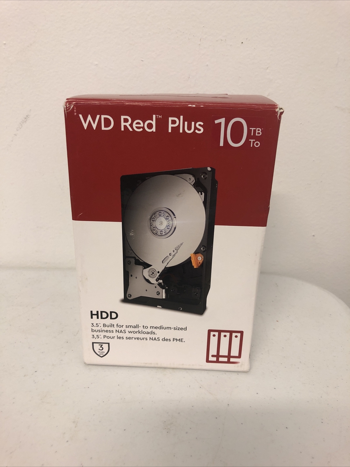 WD Red Plus 10 TB Hard Drive - WD101EFBX 3.5" Internal - SATA (SATA/600 ...