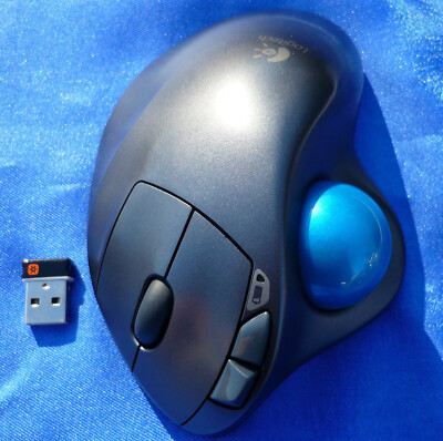 Logitech M570 Wireless Trackball Mouse w/ Unifying Receiver - VG COND ...