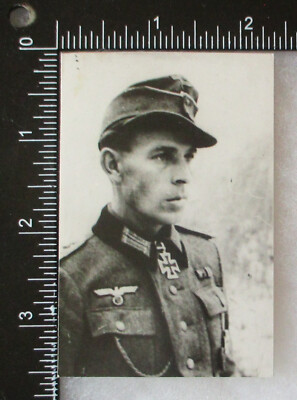 WW2 GERMAN ARMY KNIGHTS CROSS RECIPIENT ERICH LANGE SIGNED PHOTO ...