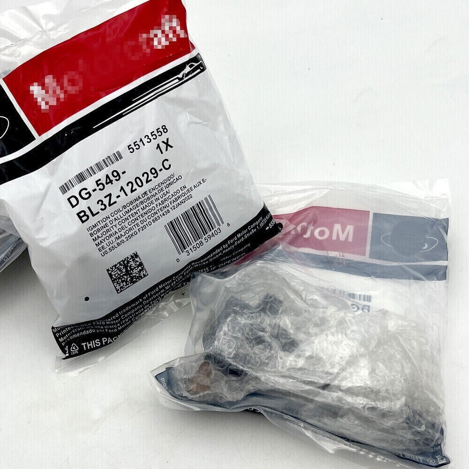 6PC GENUINE Motorcraft DG549 Ignition Coil & DG534 Spark Plug For Ford ...