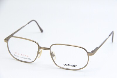 ON-GUARD OG Z87-2/CSA BROWN GUNMETAL AUTHENTIC FRAMES EYEGLASSES 54-17 ...