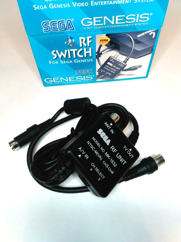 Official Sega Genesis RF Switch MK-1632 New In Box - 1993 Av Cable 96427010920| eBay