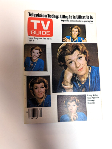 1977 TV GUIDE 02/19-25 NANCY WALKER in BLANSKY'S BEAUTIES | eBay