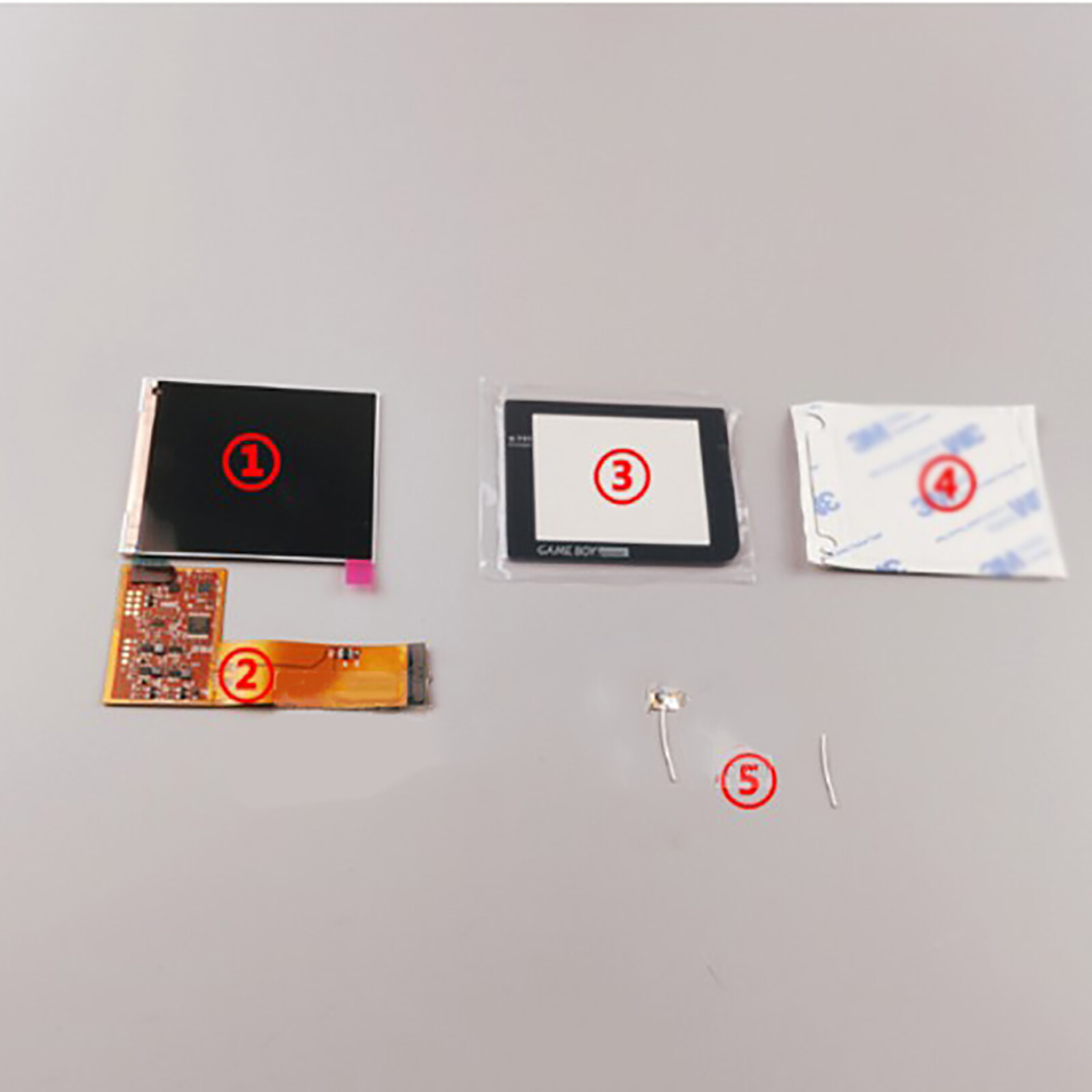 Replacement Backlight LCD Screen Kit For Game Boy Pocket GBP Console ...