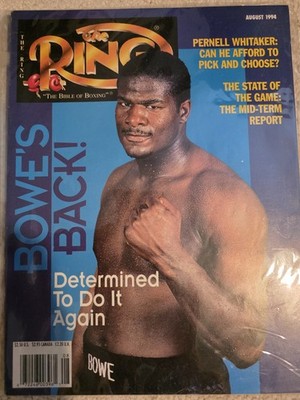 The Ring Boxing Magazine * August 1994 * Riddick Bowe | eBay