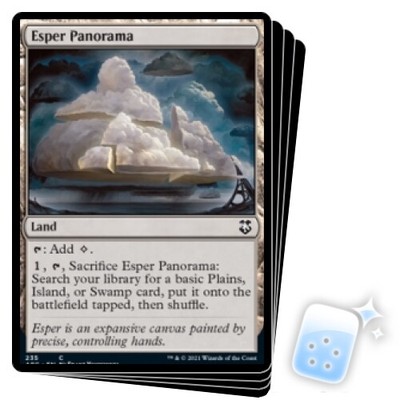 Esper Panorama X4 M/NM Magic MTG Adventures In The Forgotten Realms ...