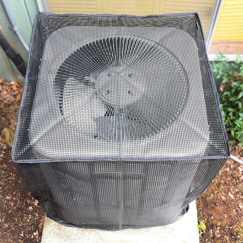 US Full Mesh Air Conditioner Cover - All Season Central AC Defender for ...