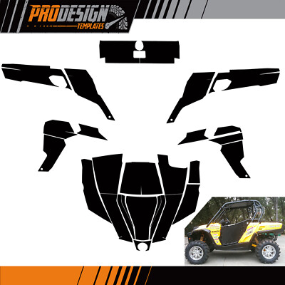 Can-Am Commander UTV 800R 800 1000 Vector Template Kit Stencil EPS Real ...