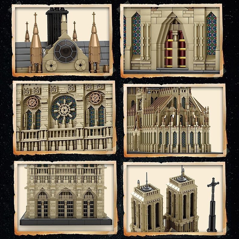 Reobrix 66016 Kathedrale Notre Dame 8868 Teile Wahrzeichen Paris Kirche ...