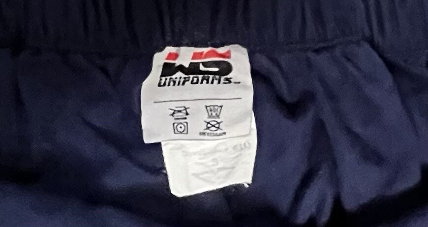 WS Uniforms Bottoms Navy Blue Scrubs Medical Nurse SMALL Drawstring ...