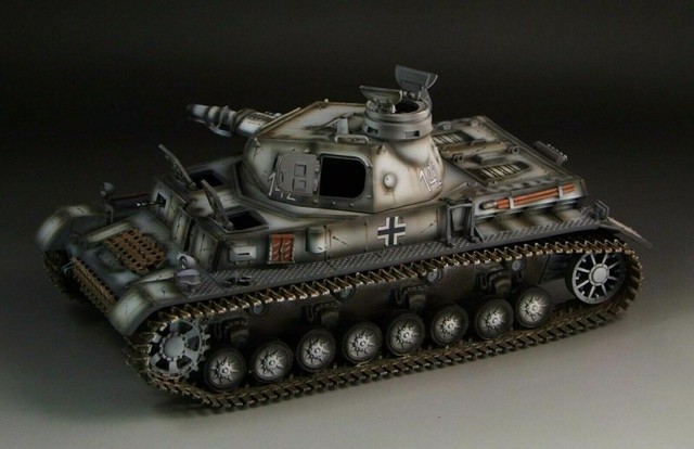EAGLE MINIATURES WORLD WAR 2 G026 GERMAN PANZER IV AUSF. D TANK WINTER ...
