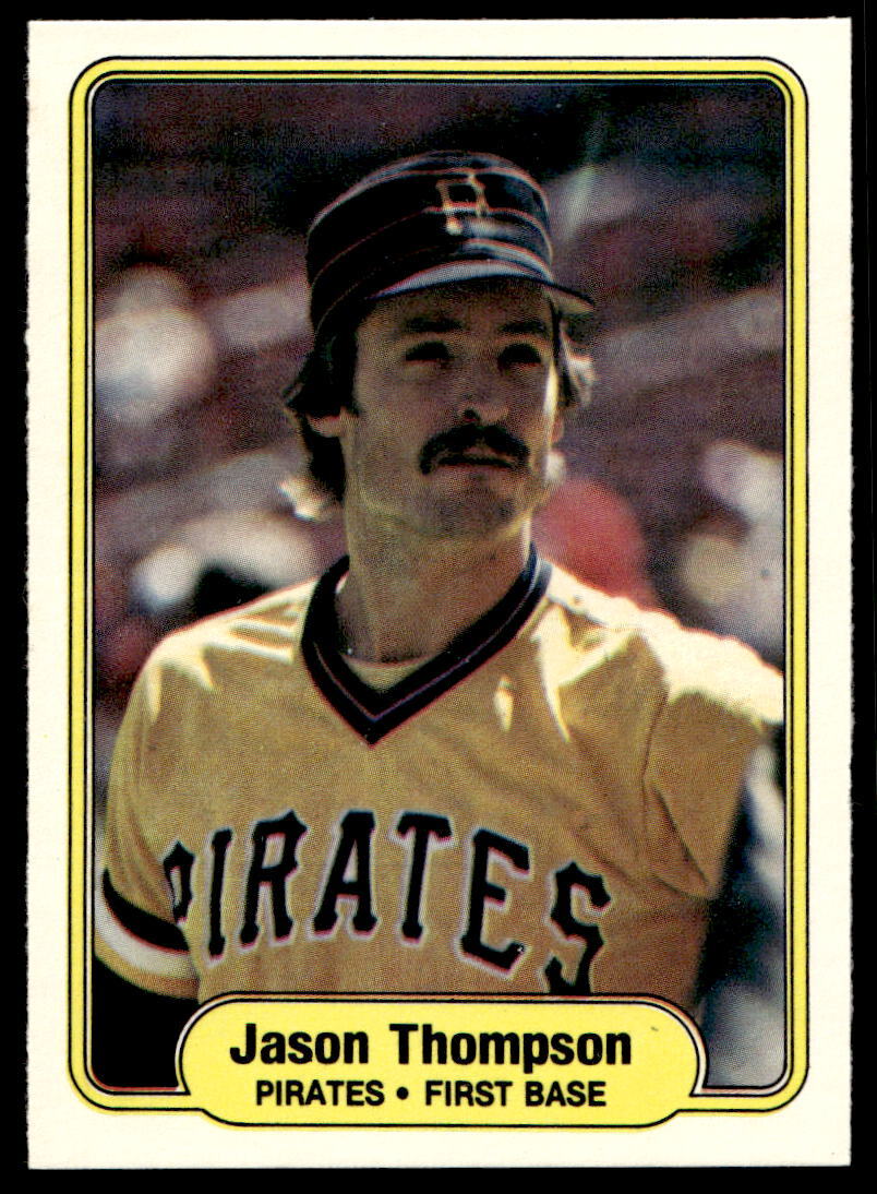 1982 Fleer 501 Jason Thompson Pittsburgh Pirates Baseball Card | eBay
