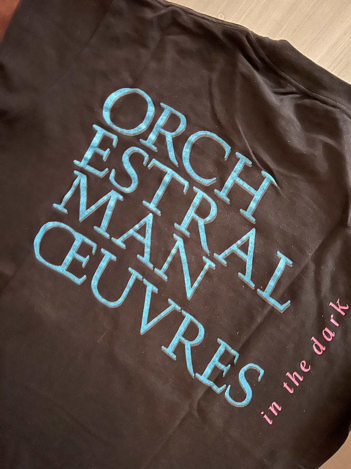 Vintage '80s OMD Orchestral Manoeuvres T-shirt Black … - Gem